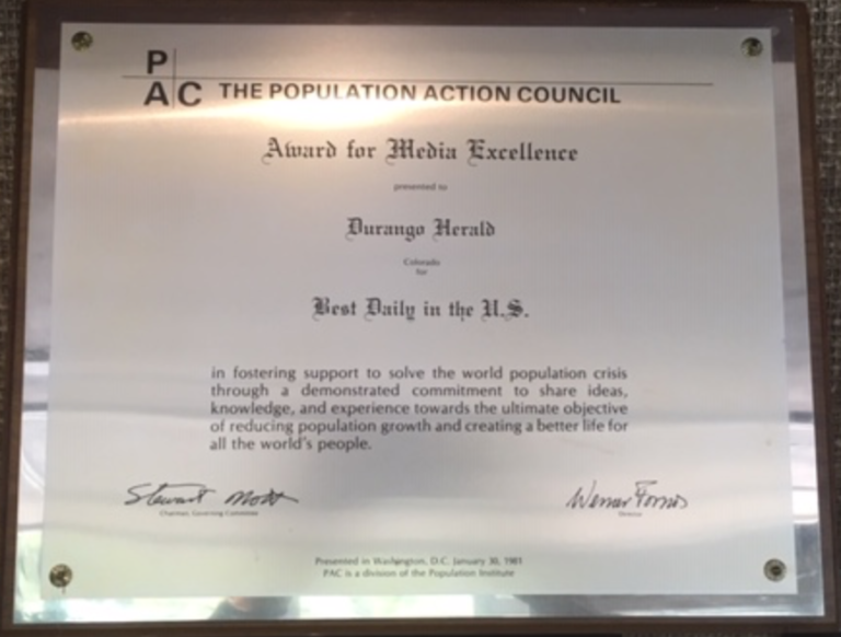 Remember Morley Ballantine – Population Matters-USA